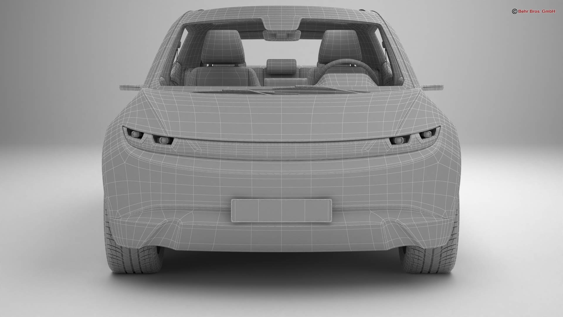 3D Generic Modern Compact Car Model - TurboSquid 2385169