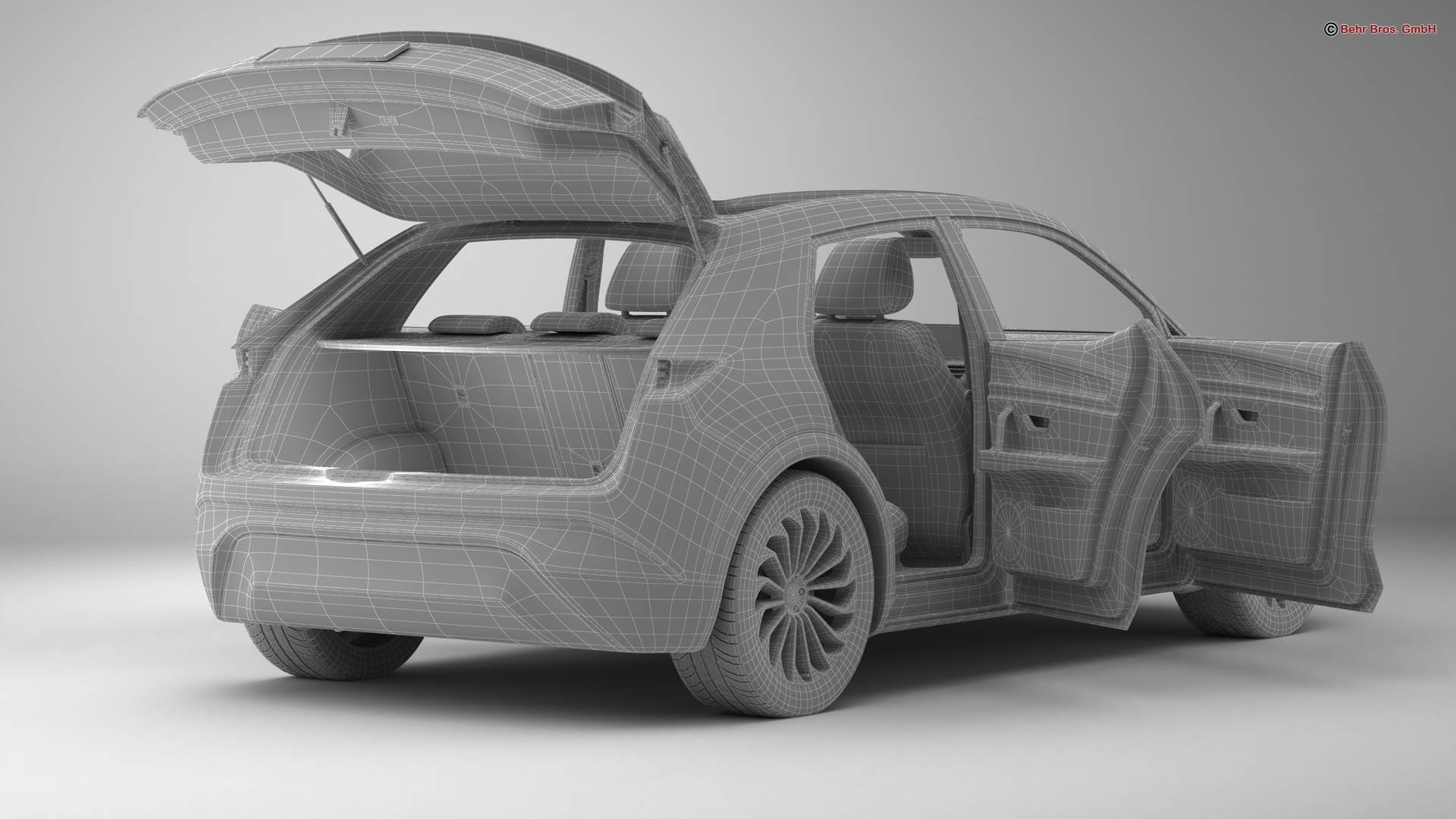 3D Generic Modern Compact Car Model - TurboSquid 2385169