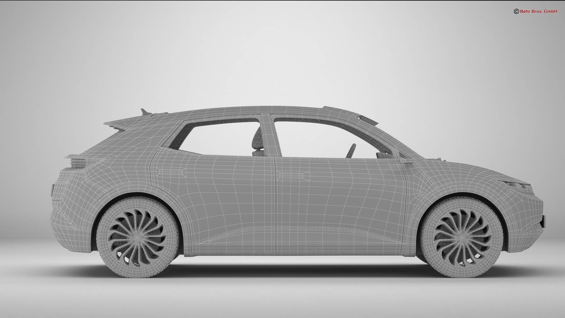 3D Generic Modern Compact Car Model - TurboSquid 2385169