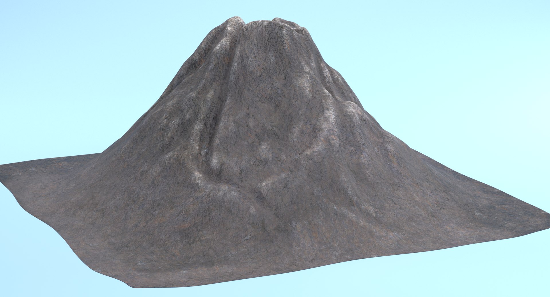 3D Model Volcano Pbr - TurboSquid 1216300