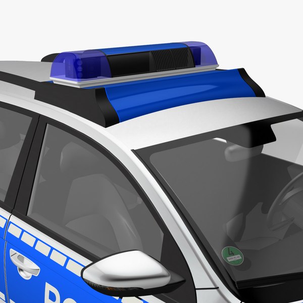 passat variant 2012 police 3d model