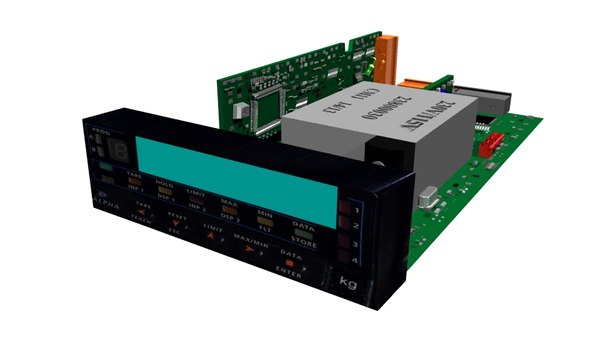 electronic digital indicator 3d model