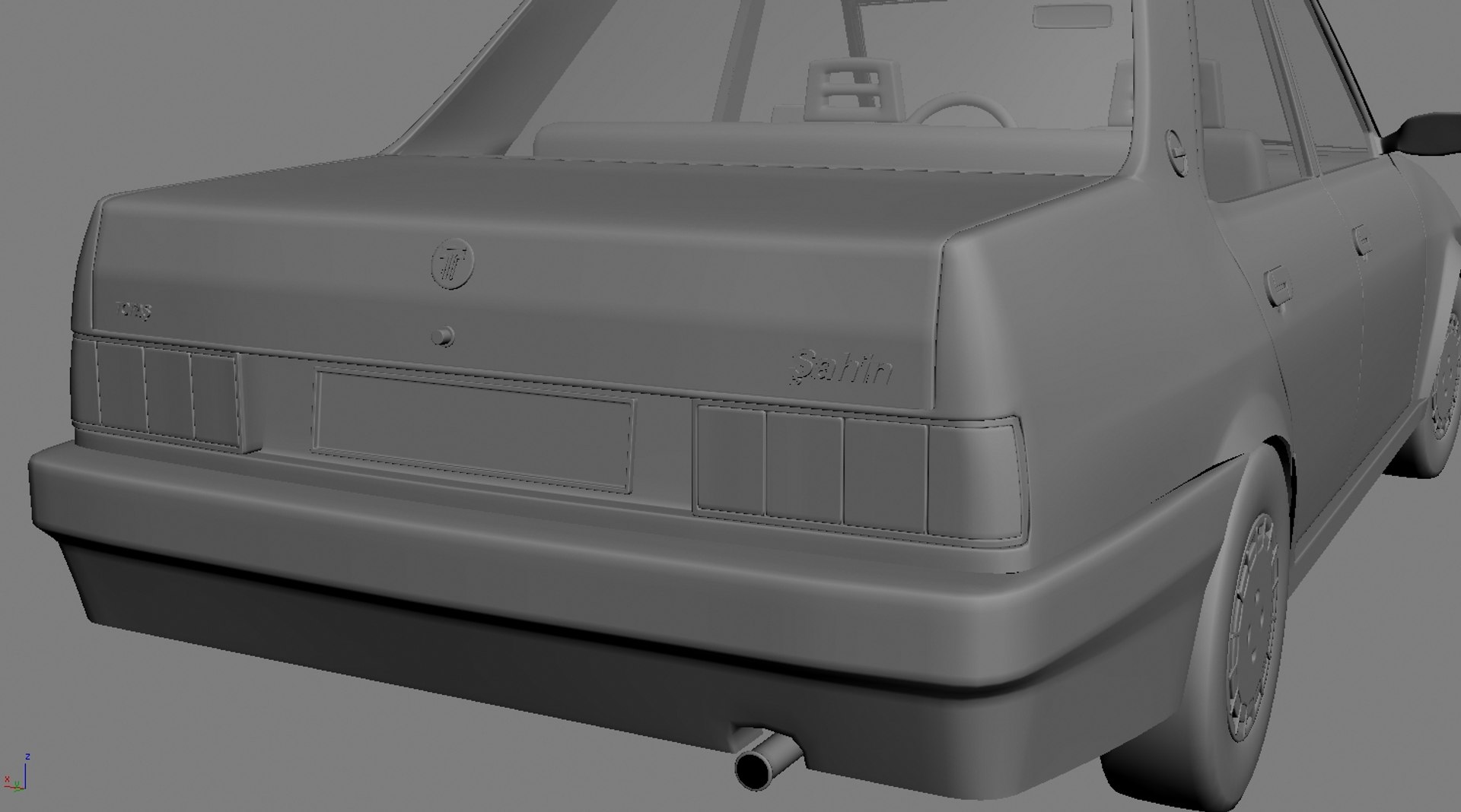 Fiat Tofas Sahin Regata 3d Model