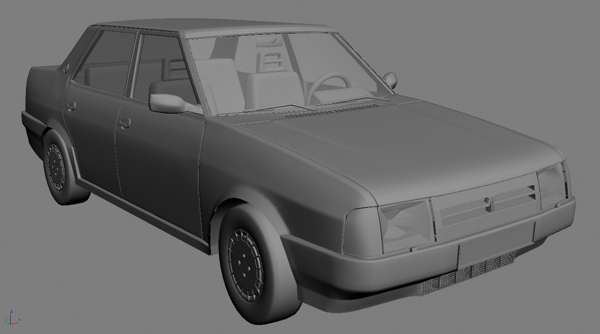 Fiat Tofas Sahin Regata 3d Model