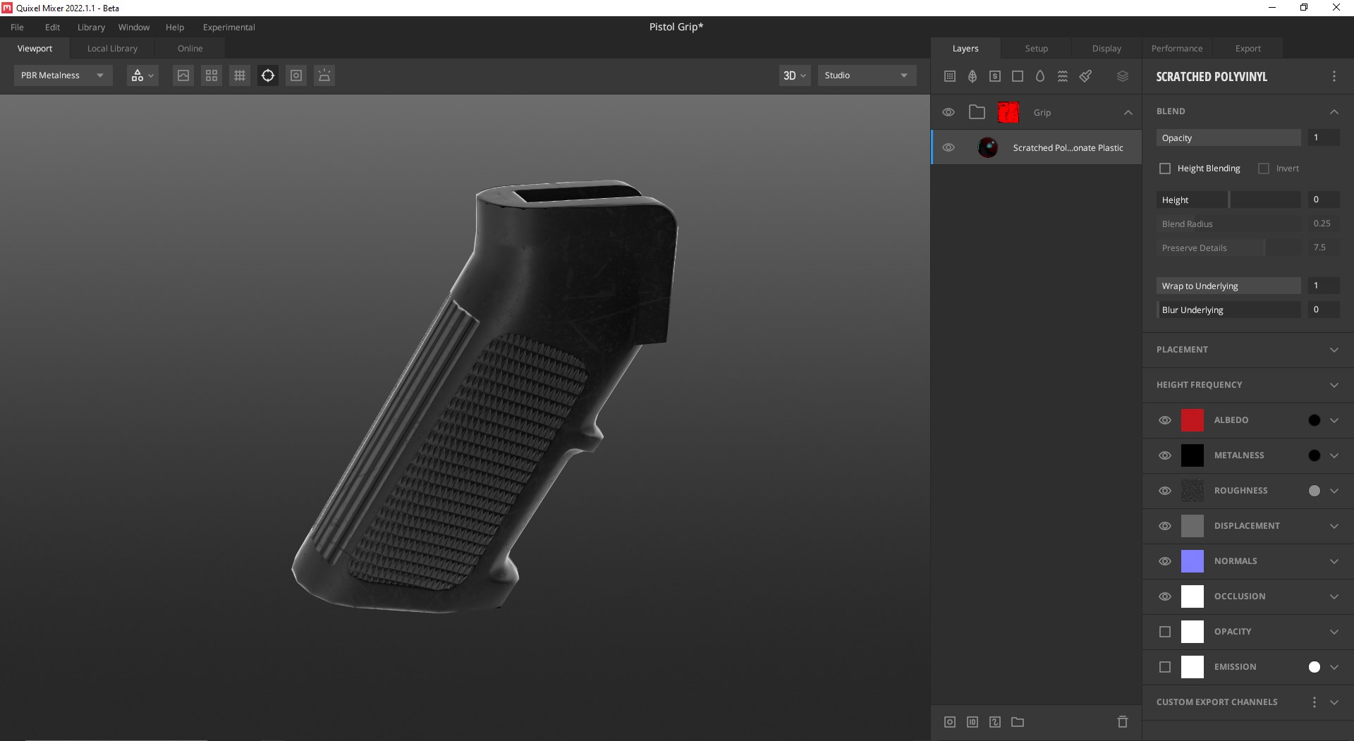 AR-15 A2 Pistol Grip Model - TurboSquid 2074569