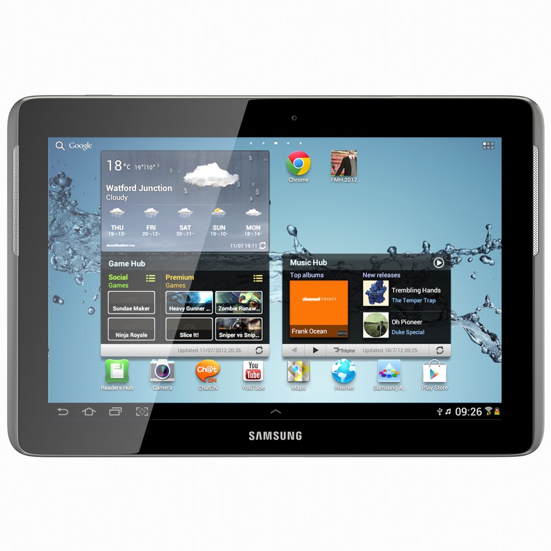 max samsung galaxy tab 2