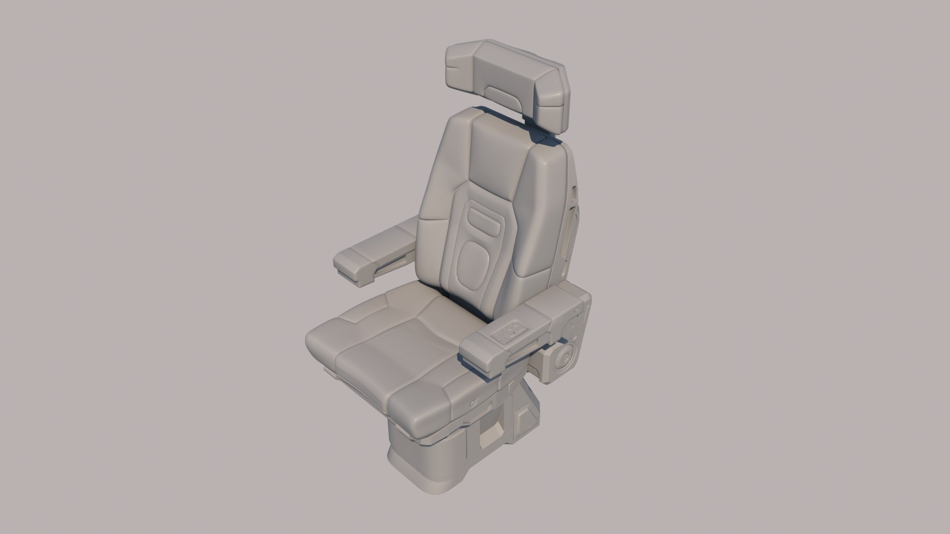Pilots Seat 3D Model - TurboSquid 1741599