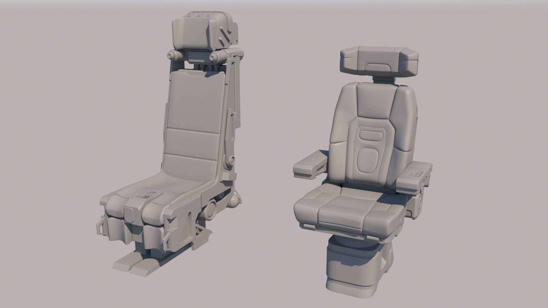 Pilots Seat 3D Model - TurboSquid 1741599