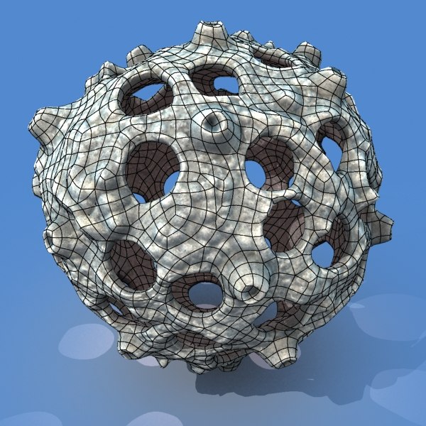 protist radiolarian 3d max