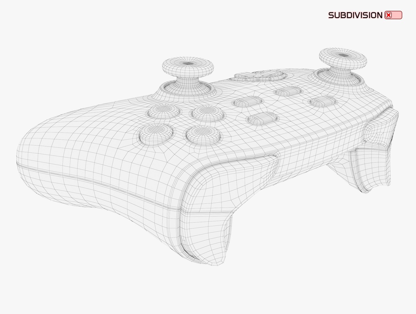 Generic Gamepad Wireless A 3D Model - TurboSquid 2300358