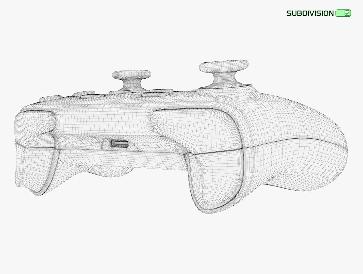 Generic Gamepad Wireless A 3D Model - TurboSquid 2300358