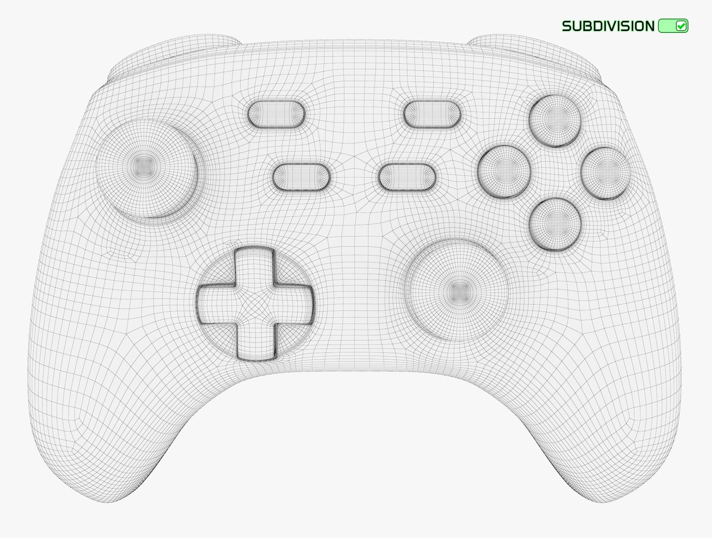 Generic Gamepad Wireless A 3D Model - TurboSquid 2300358