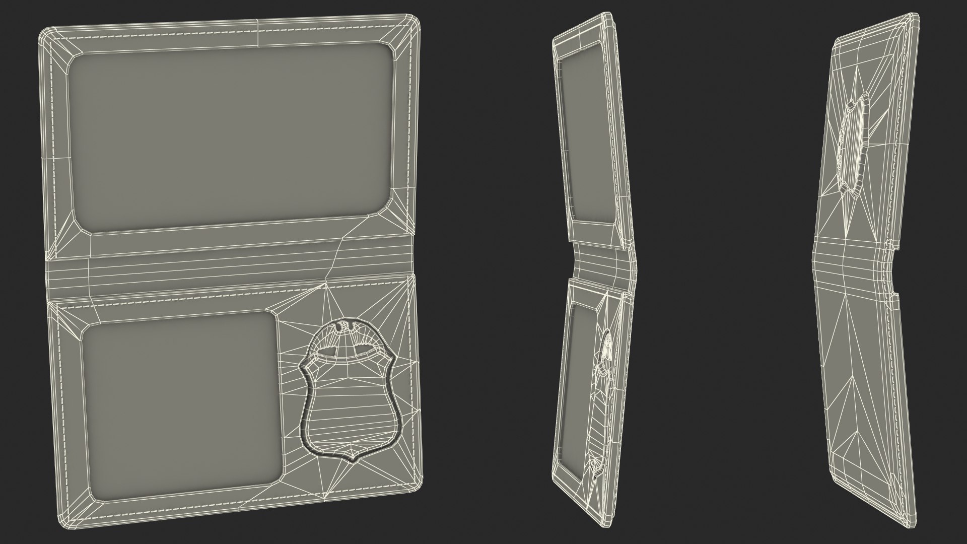 FBI Badge Open model - TurboSquid 1841345