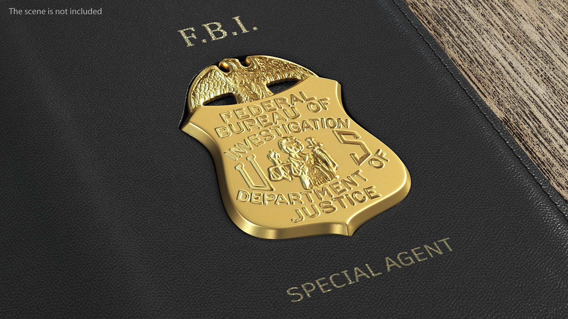 FBI Badge Open Model - TurboSquid 1841345