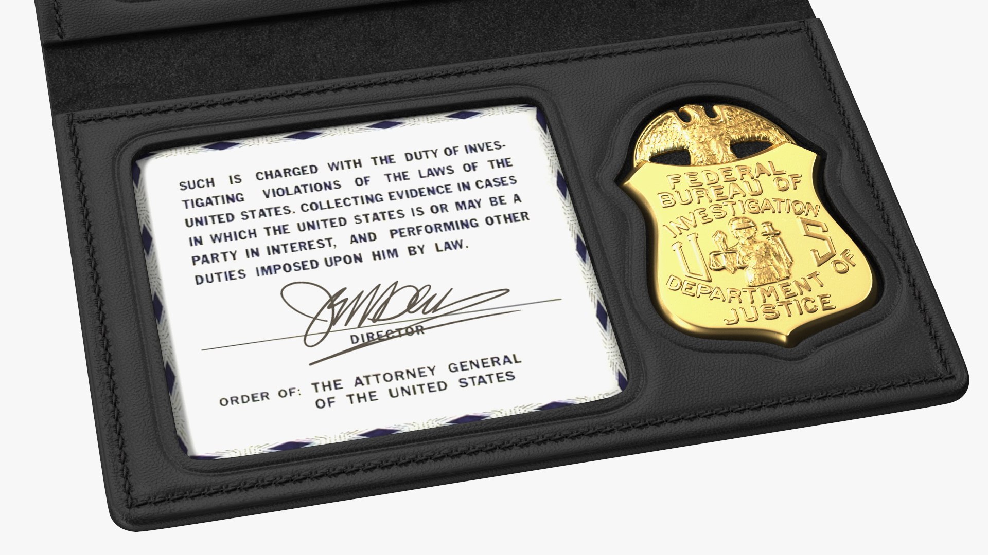 FBI Badge Open Model - TurboSquid 1841345