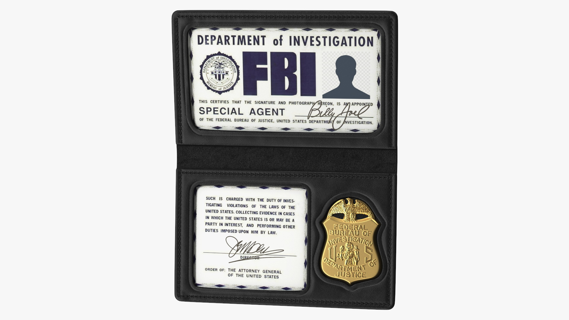 Distintivo do FBI aberto Modelo 3D - TurboSquid 1841345