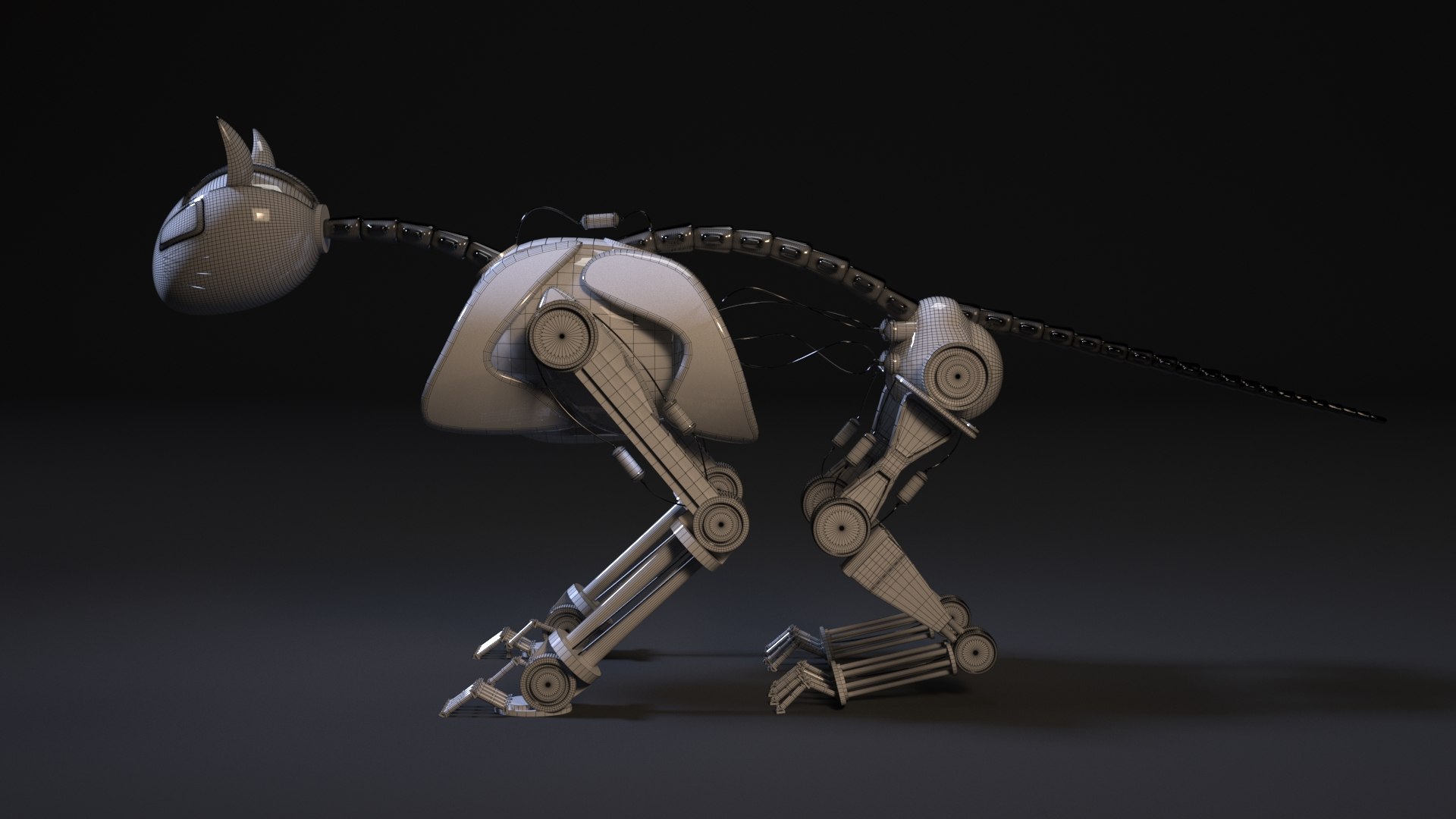 3D Robot Cat Model - TurboSquid 1399822