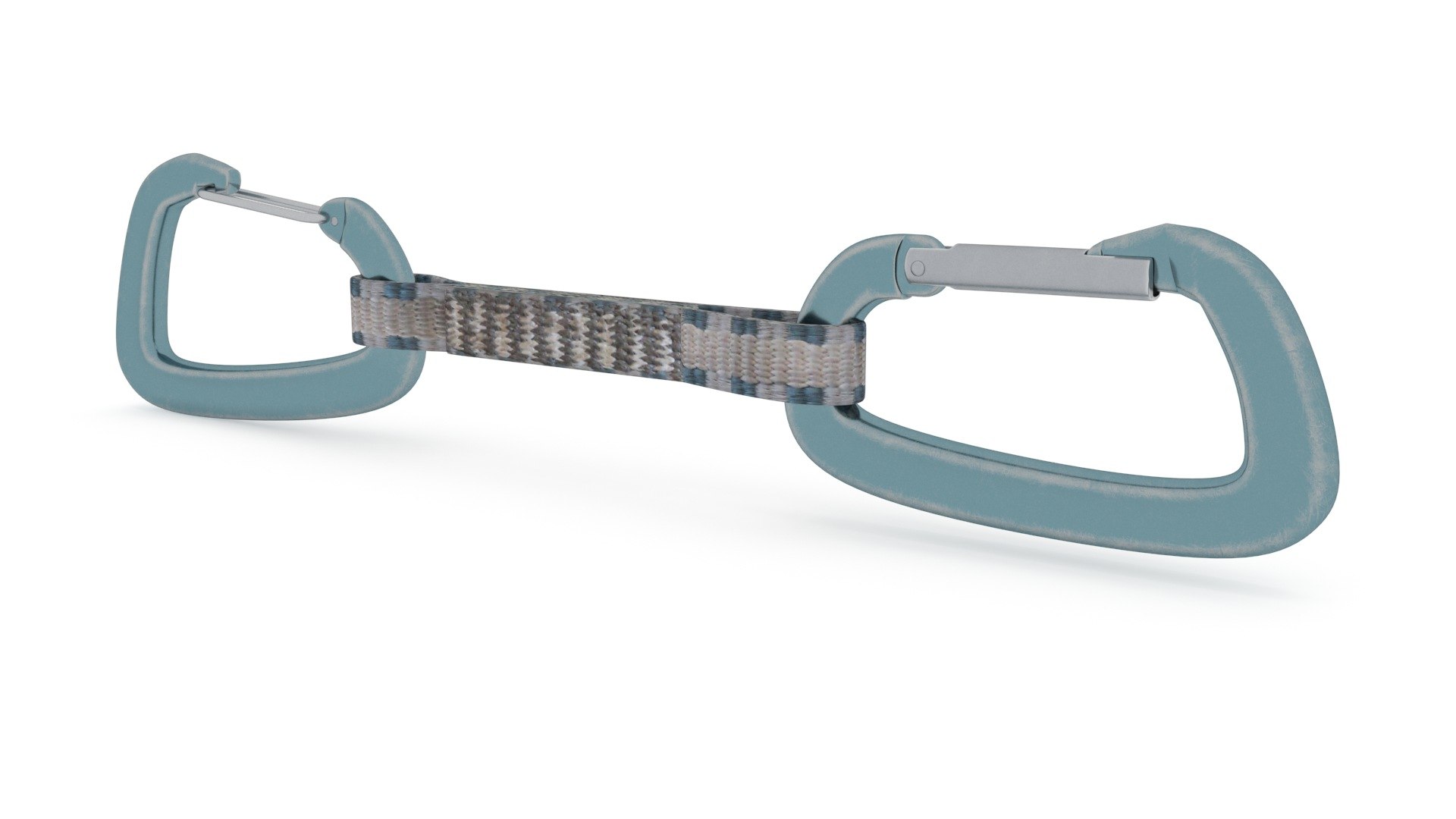 3D Quickdraw Rock Climbing Carabiner Model - TurboSquid 1499914