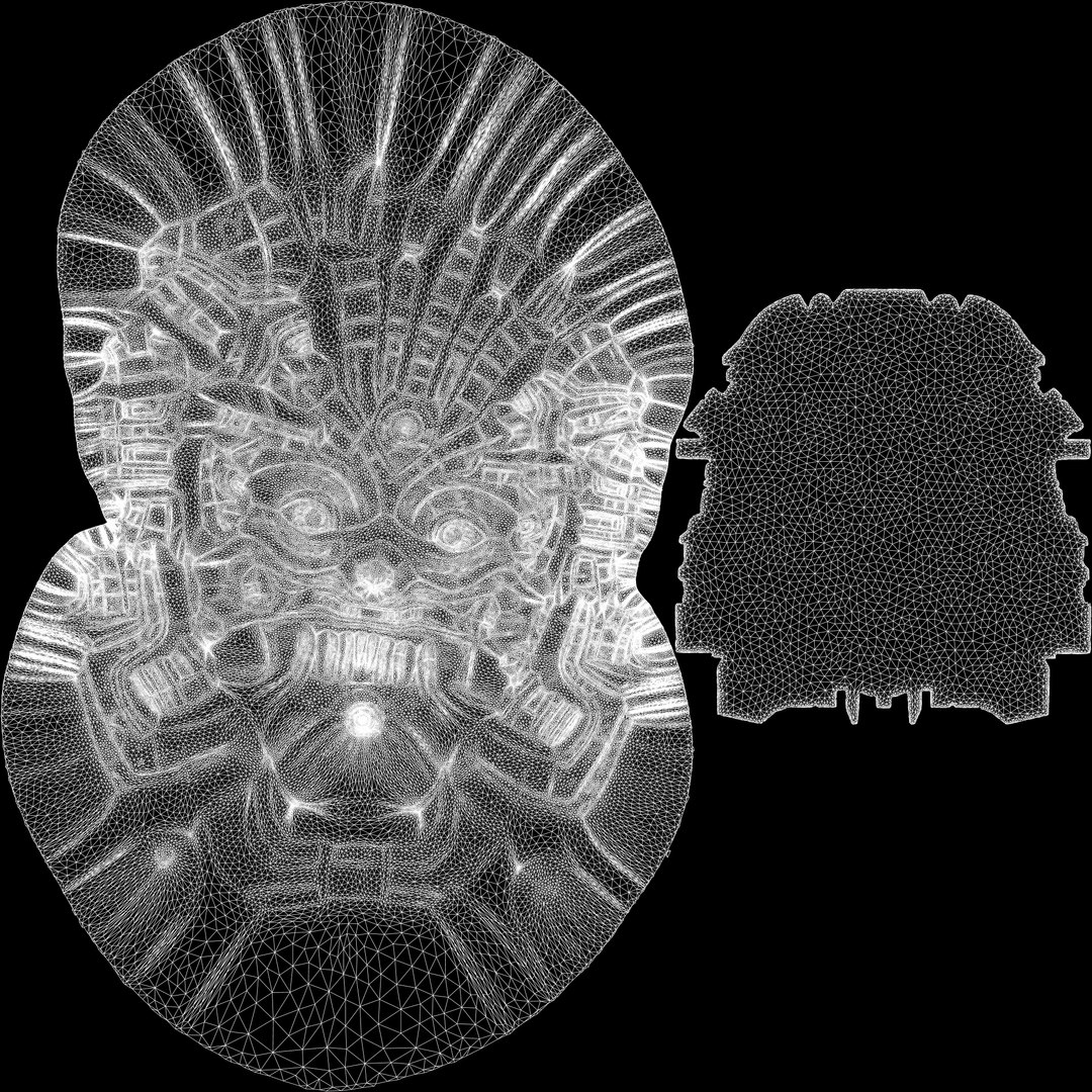 3D Collection 2 Aztec Stone Heads - TurboSquid 2201810