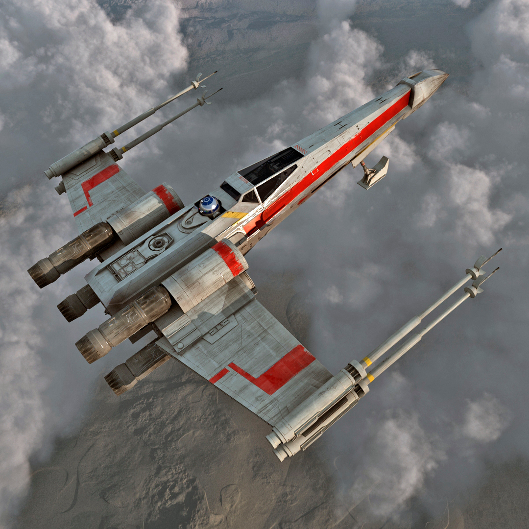 3dsmax star wars x wing