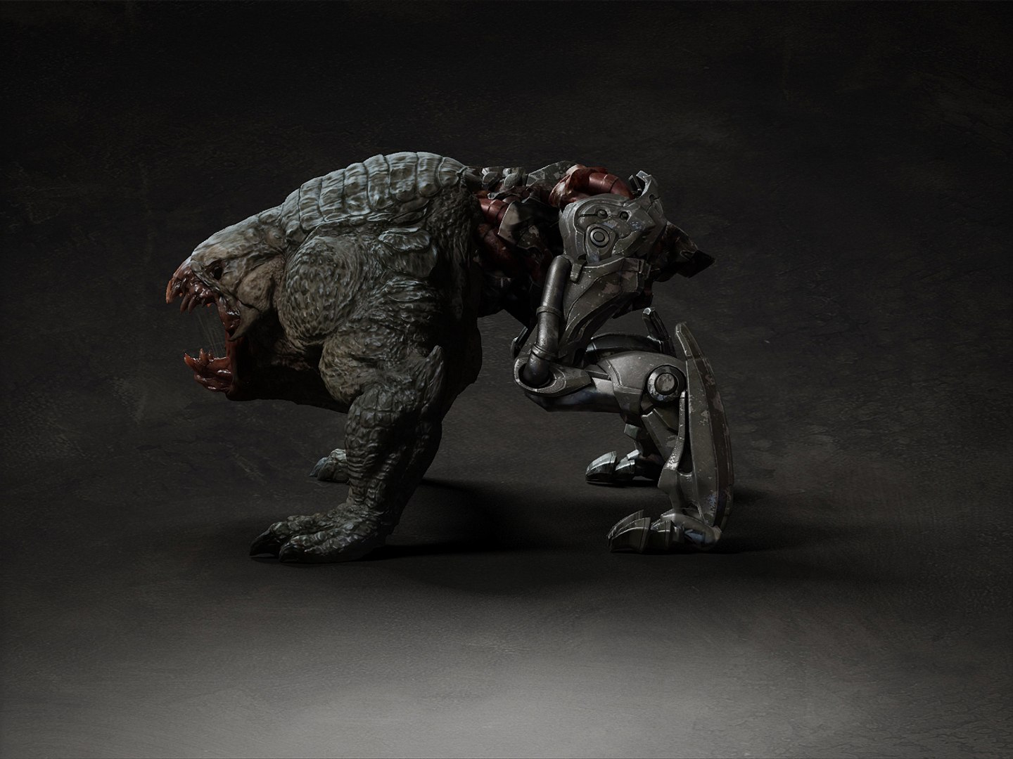 Creature Dog 3d Model
