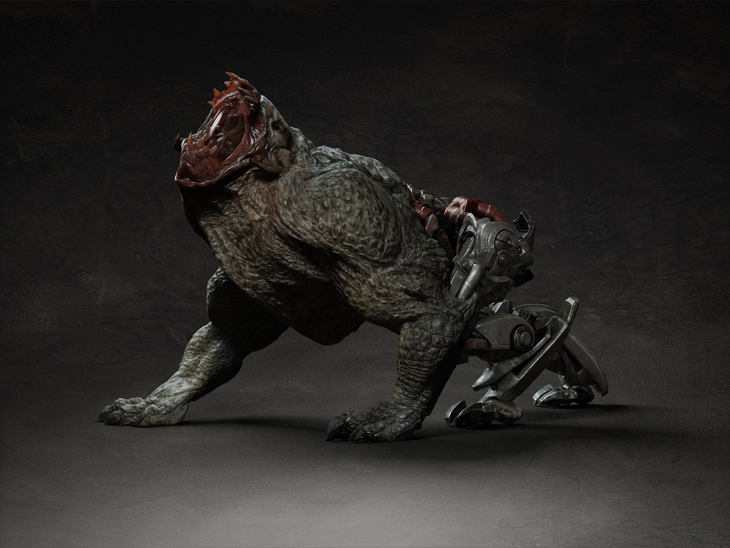 Creature Dog 3d Model