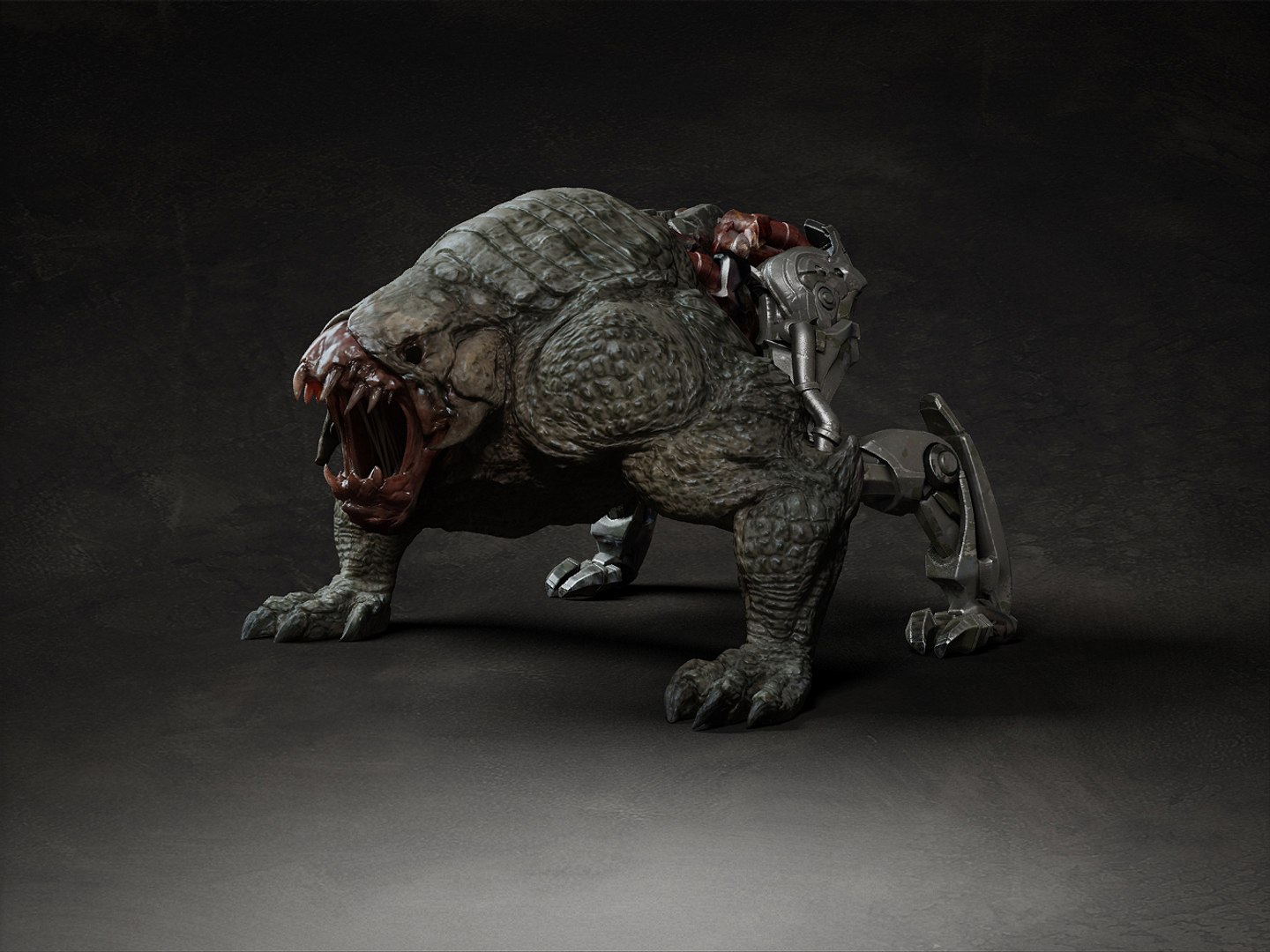 Creature Dog 3d Model