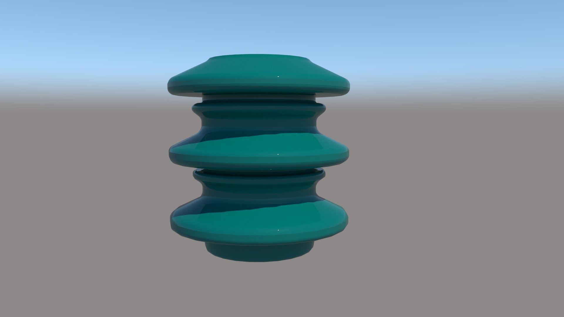 3D S-80 Spool Insulator Three Colours Version Model - TurboSquid 2339580