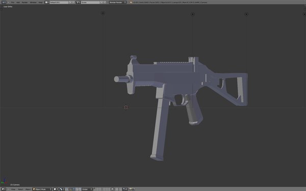 free hk ump 3d model