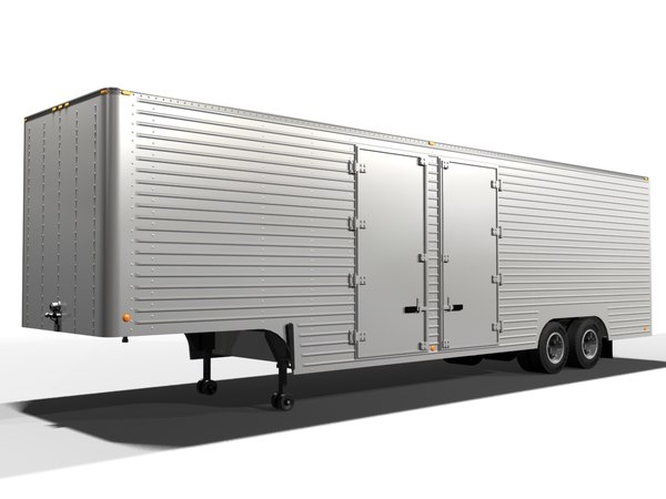 3d semi trailers model
