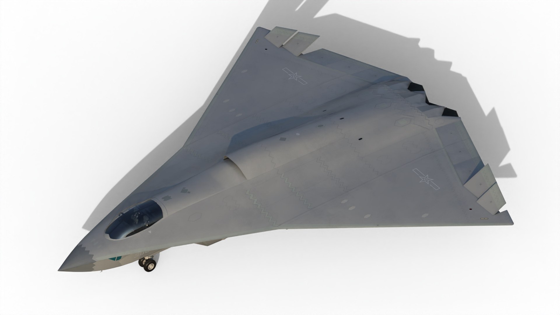 3D Chengdu J-36 Stealth Fighter - TurboSquid 2335024