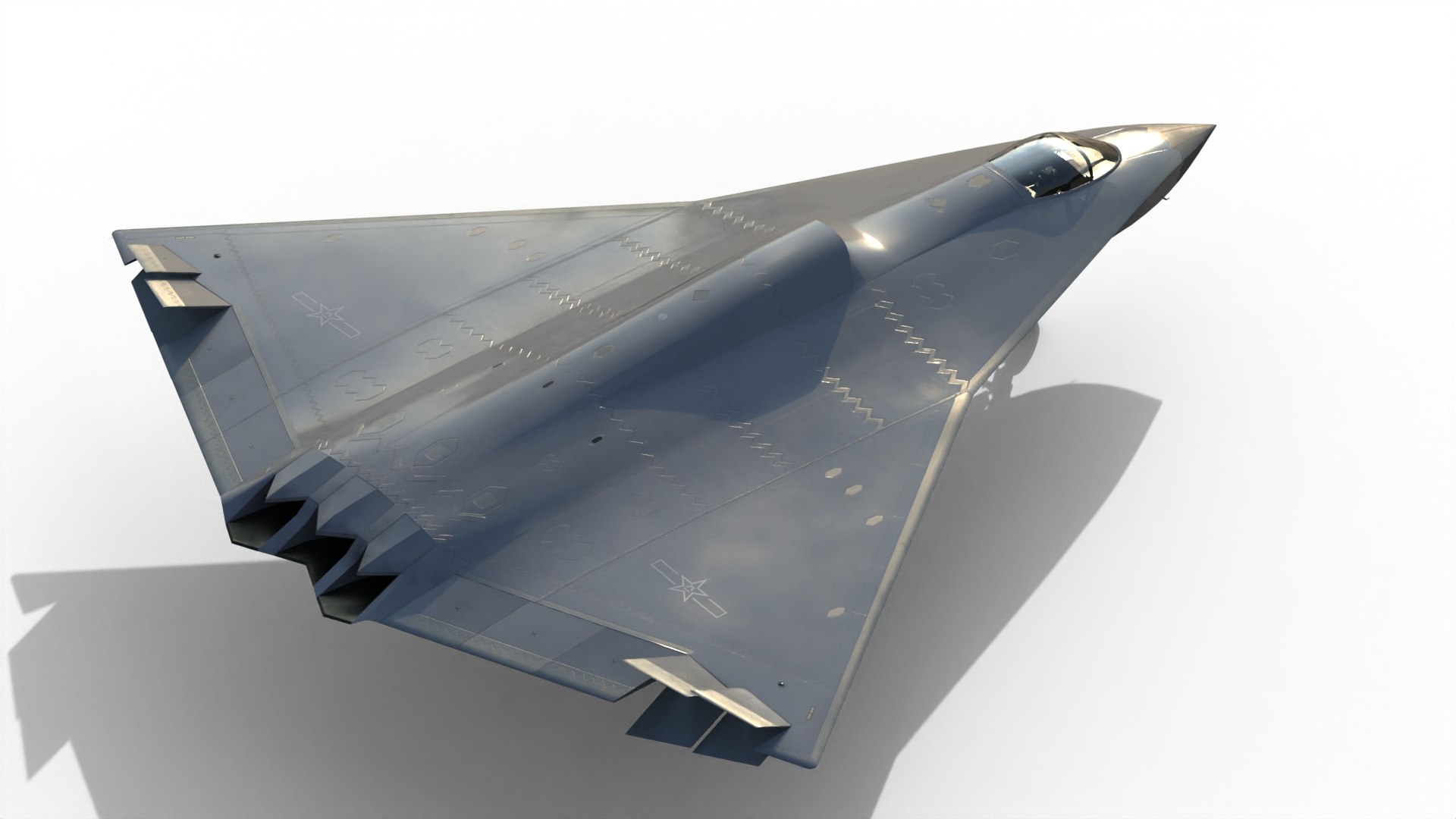 3D Chengdu J-36 Stealth Fighter - TurboSquid 2335024