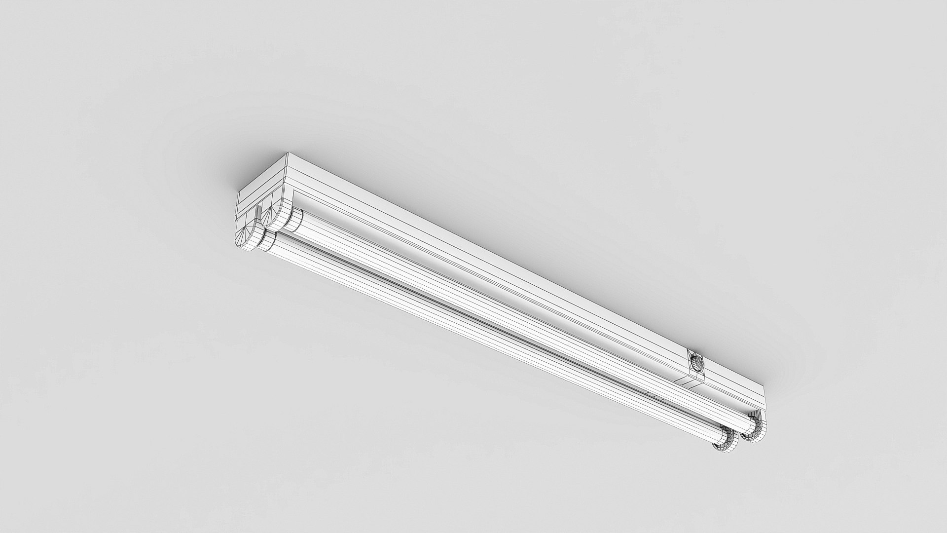 3D model Fluorescent tube - TurboSquid 2180014