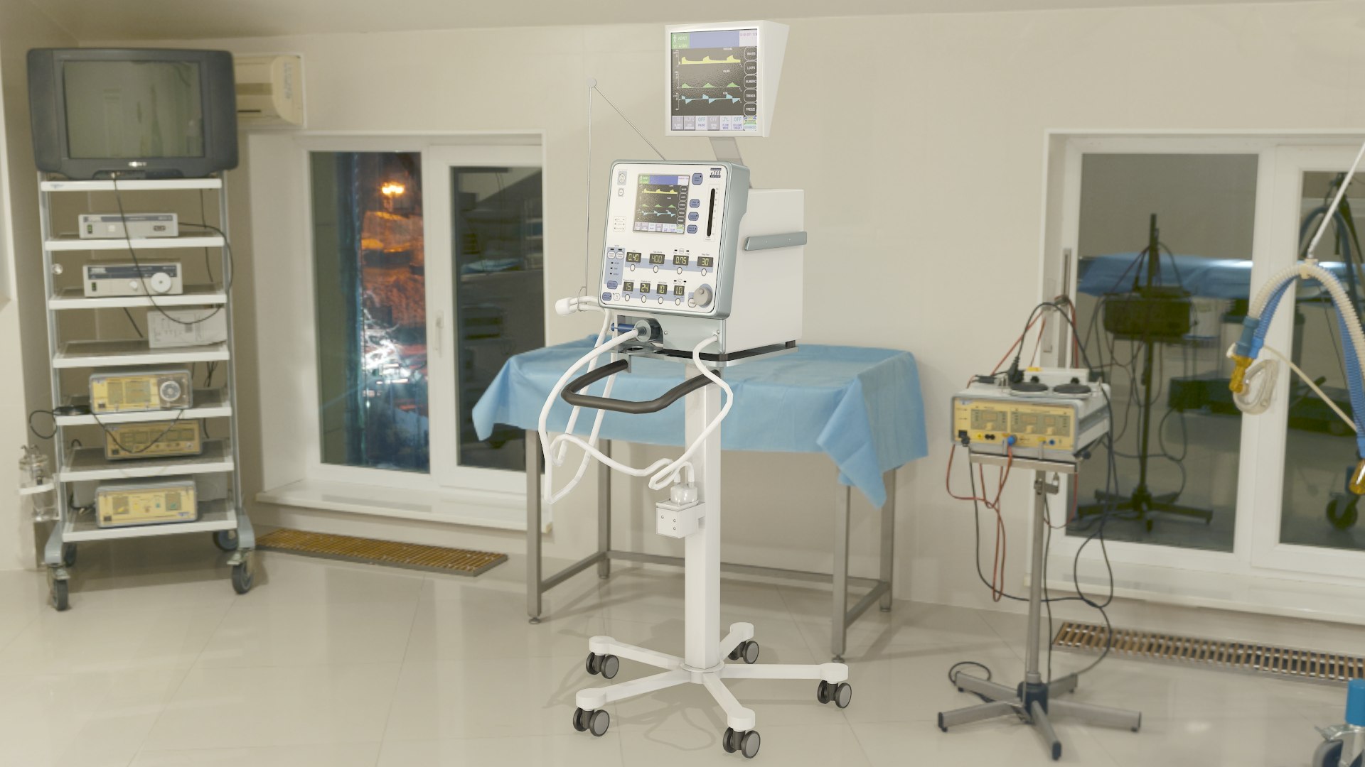 3D Newport E360 Ventilator Model - TurboSquid 1586700