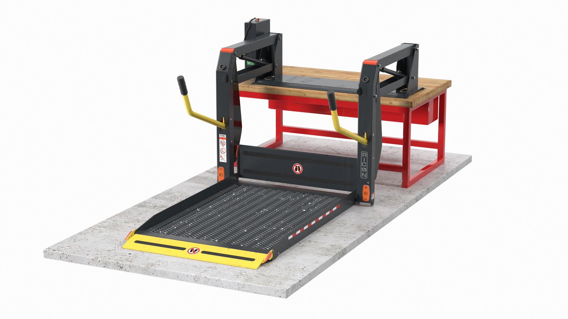 Ricon Linear Wheelchair Lift 3D - TurboSquid 1575793