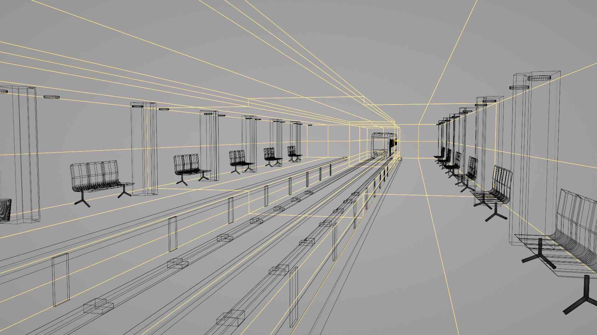 Metro Station 3D Model - TurboSquid 2014114