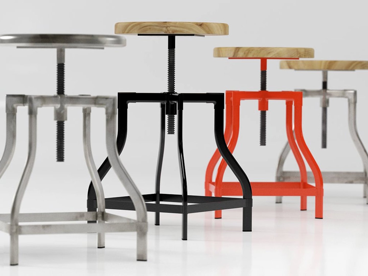 3D Machinist Stool - TurboSquid 1175475