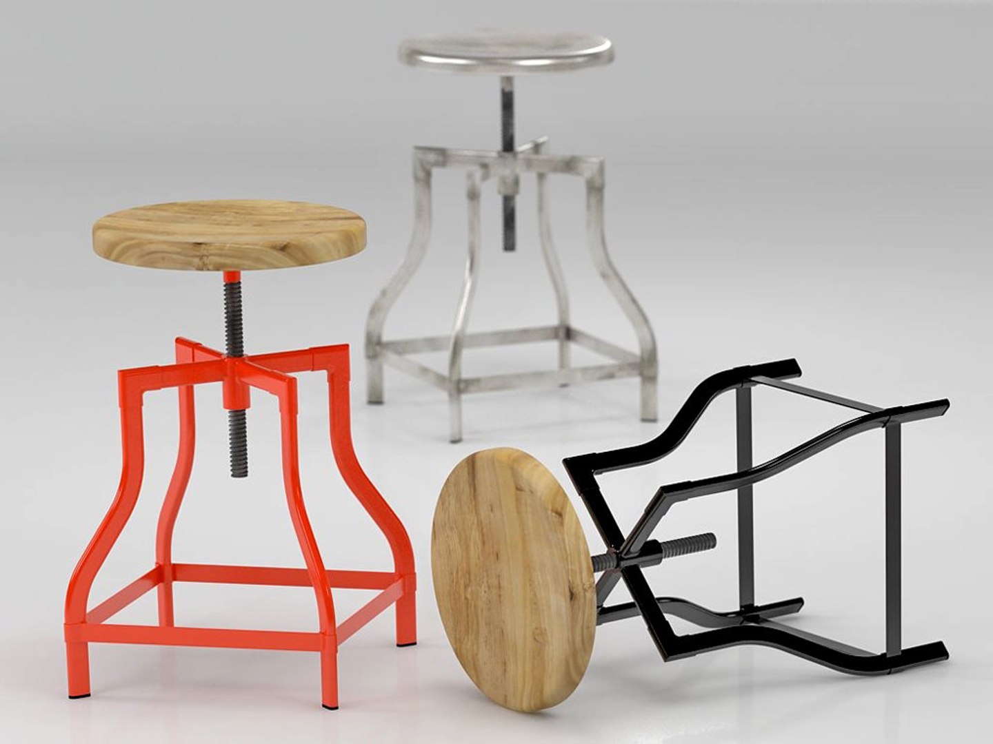 3D Machinist Stool - TurboSquid 1175475
