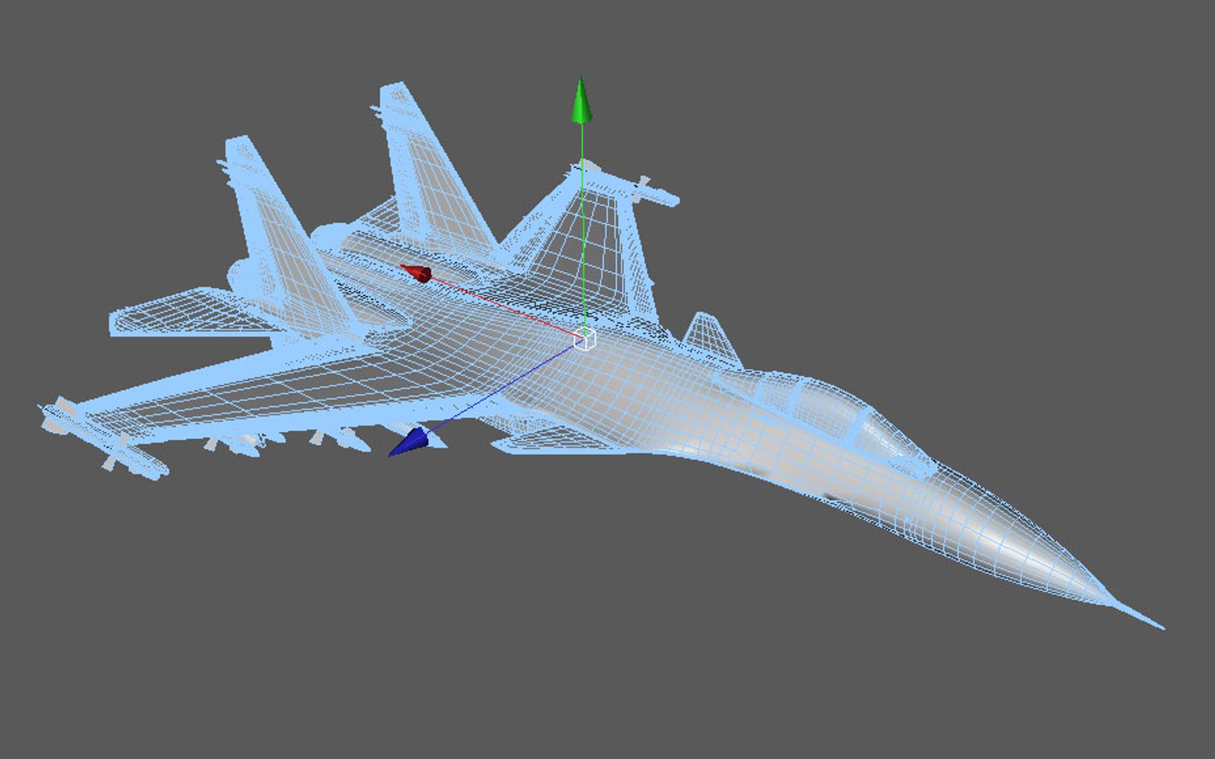 3d Model Russian Fighter