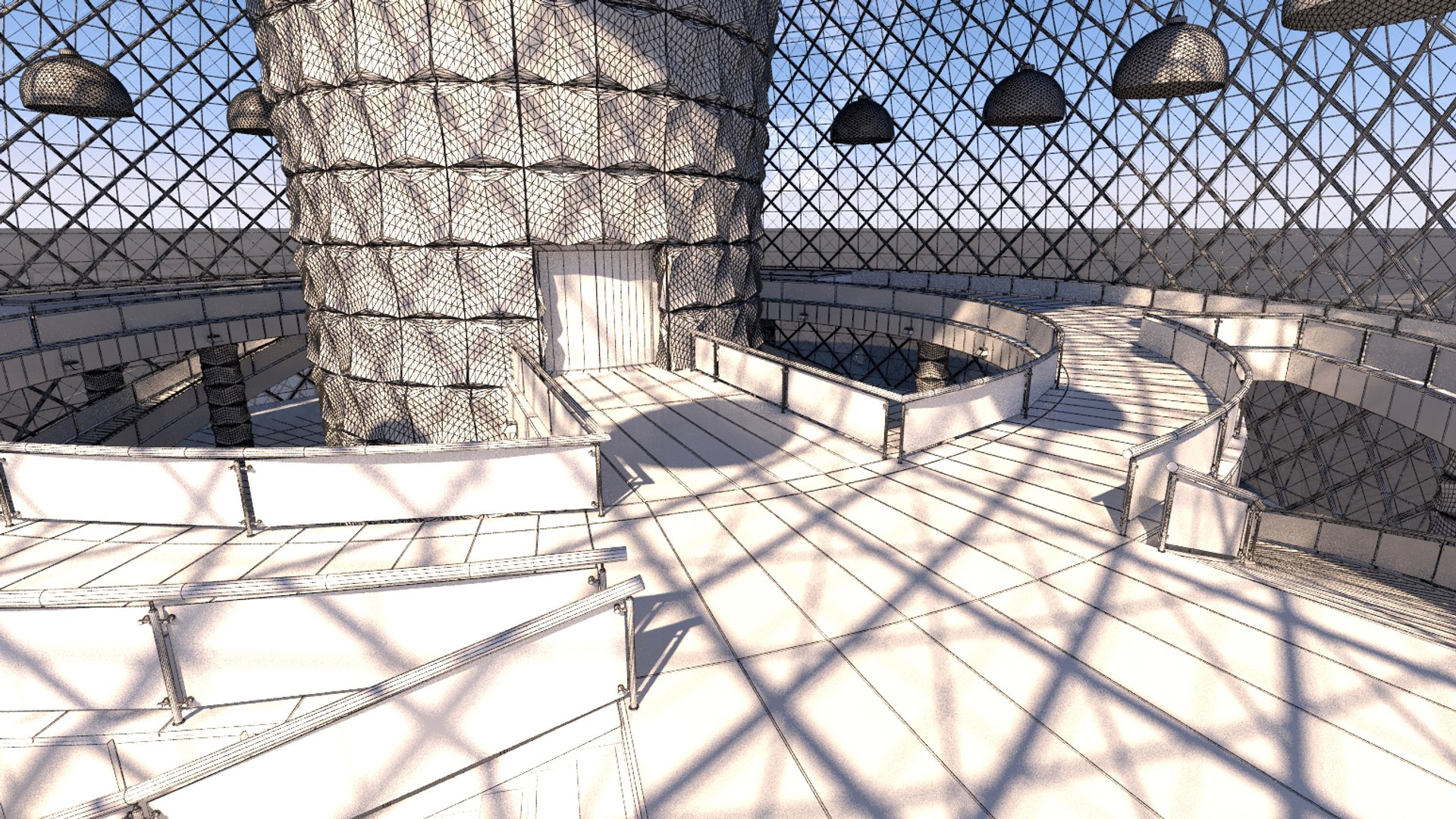 3d Model Modern Structure