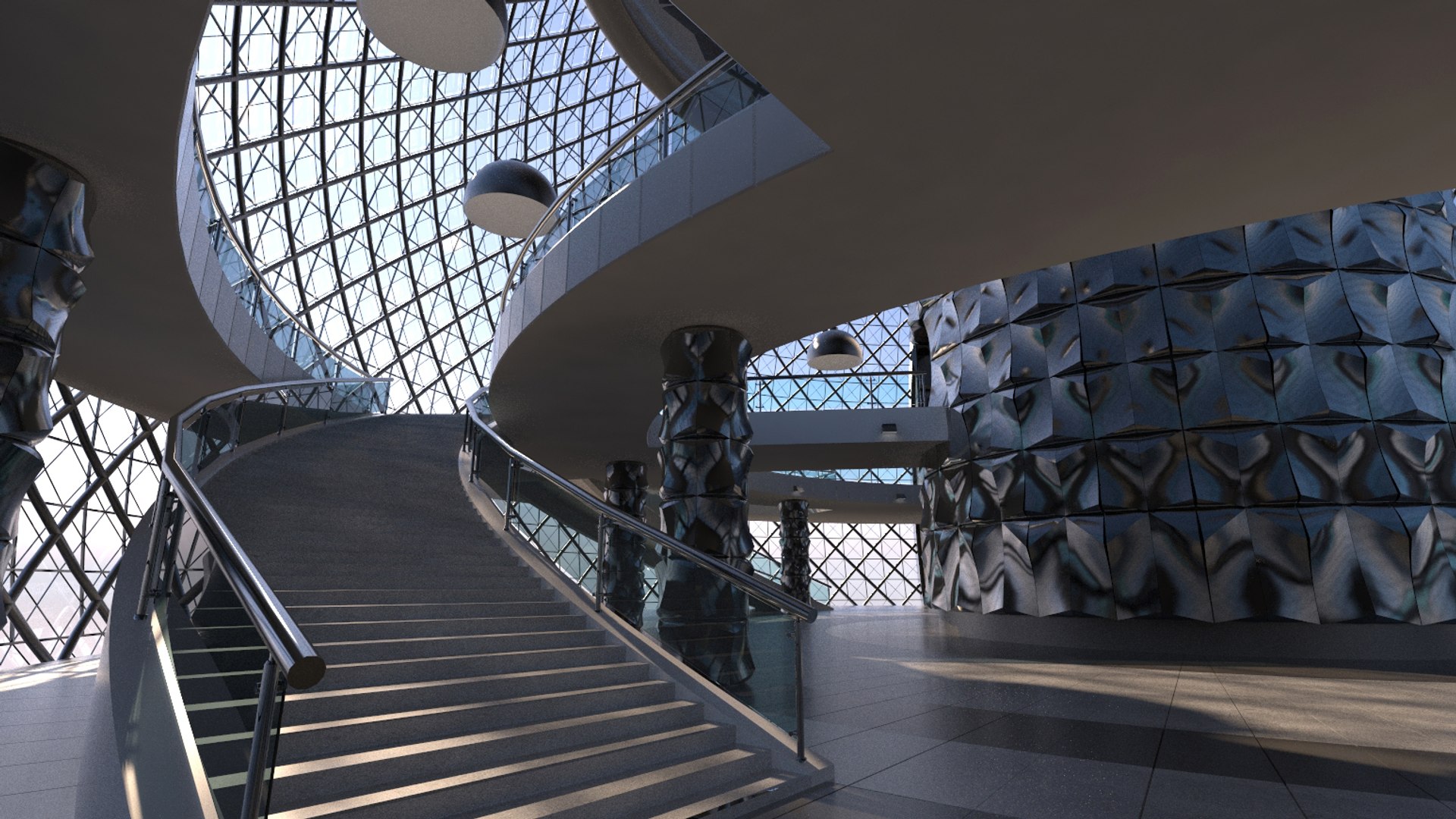 3d Model Modern Structure