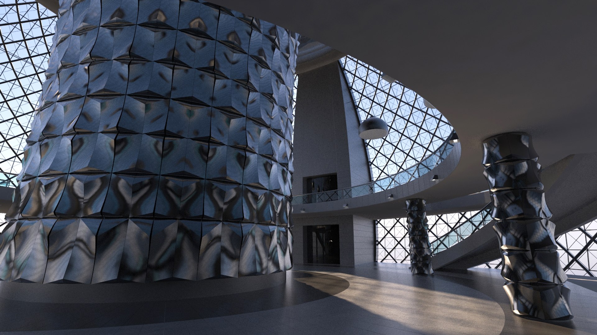 3d Model Modern Structure