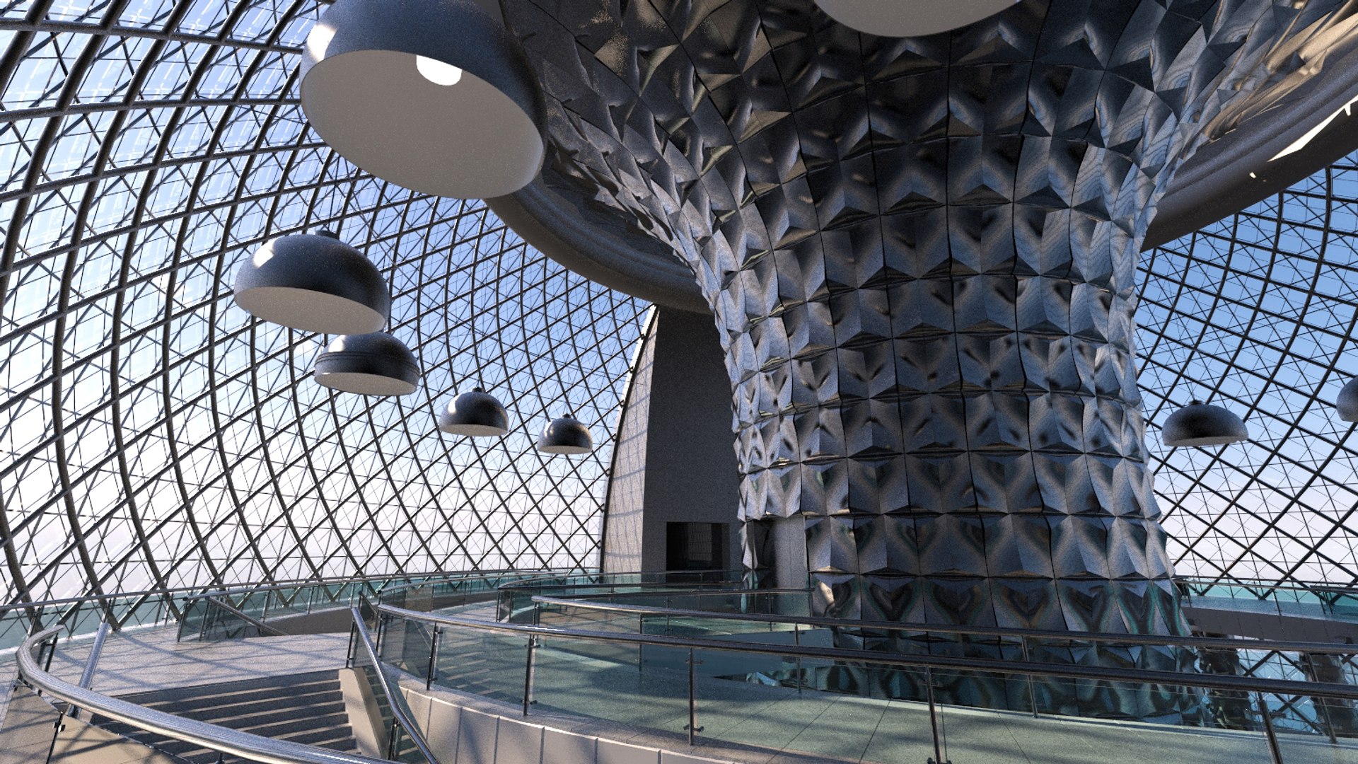 3d Model Modern Structure