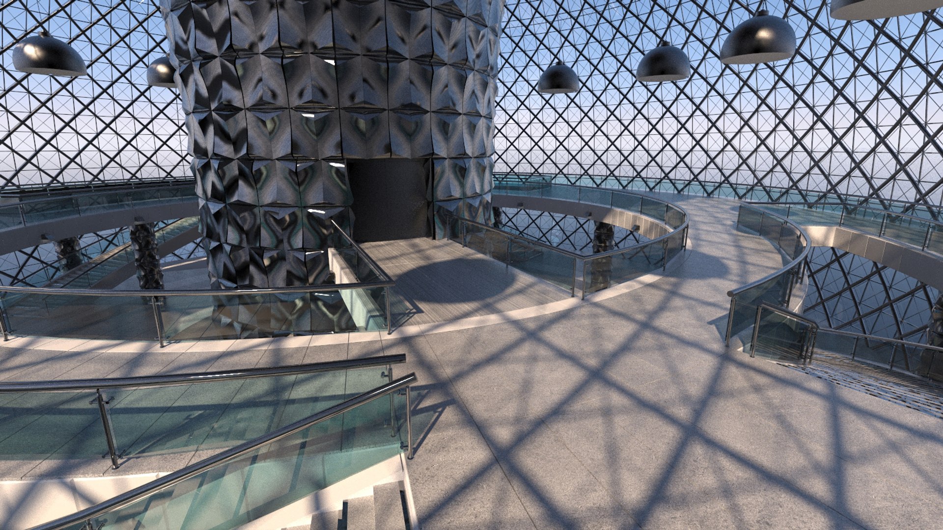 3d Model Modern Structure