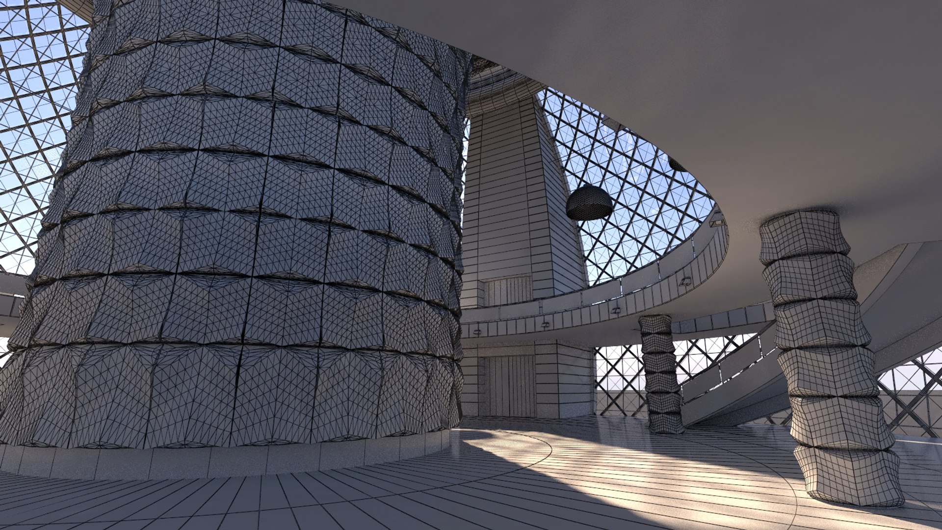 3d Model Modern Structure