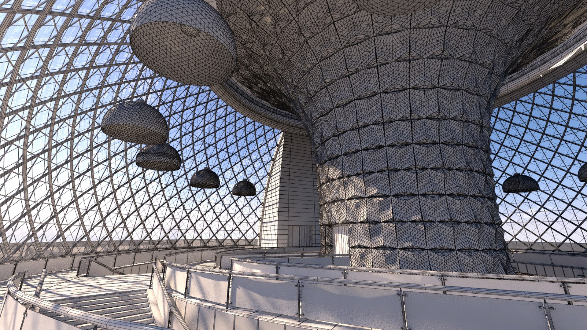 3d Model Modern Structure