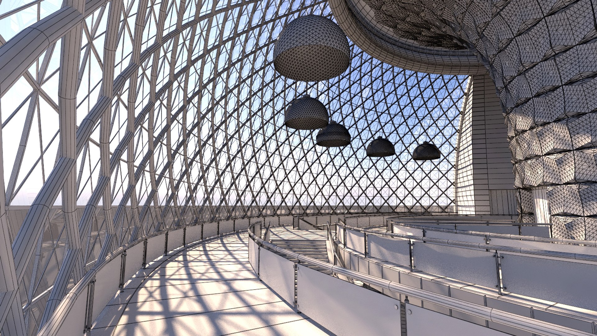 3d Model Modern Structure