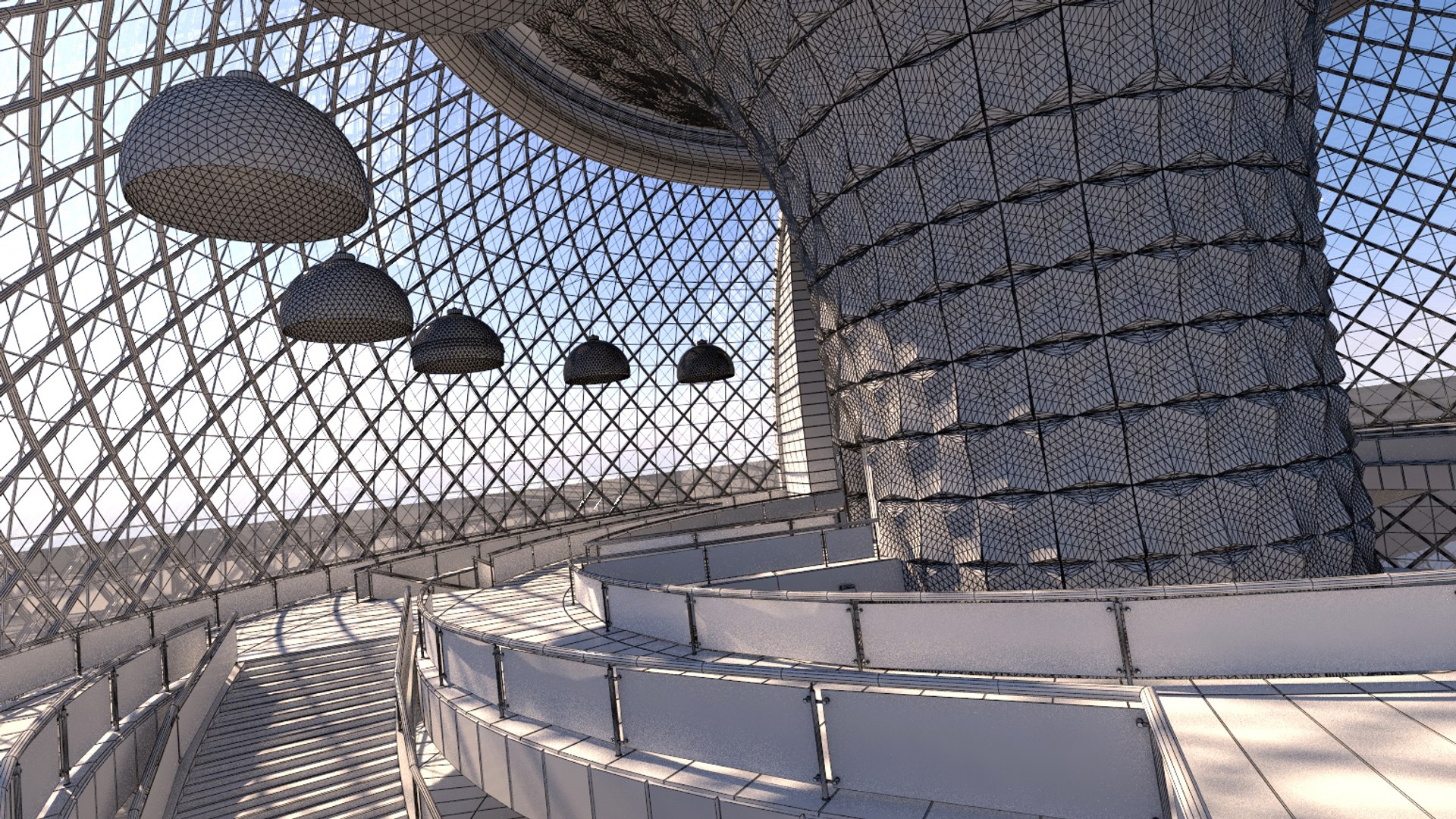 3d Model Modern Structure