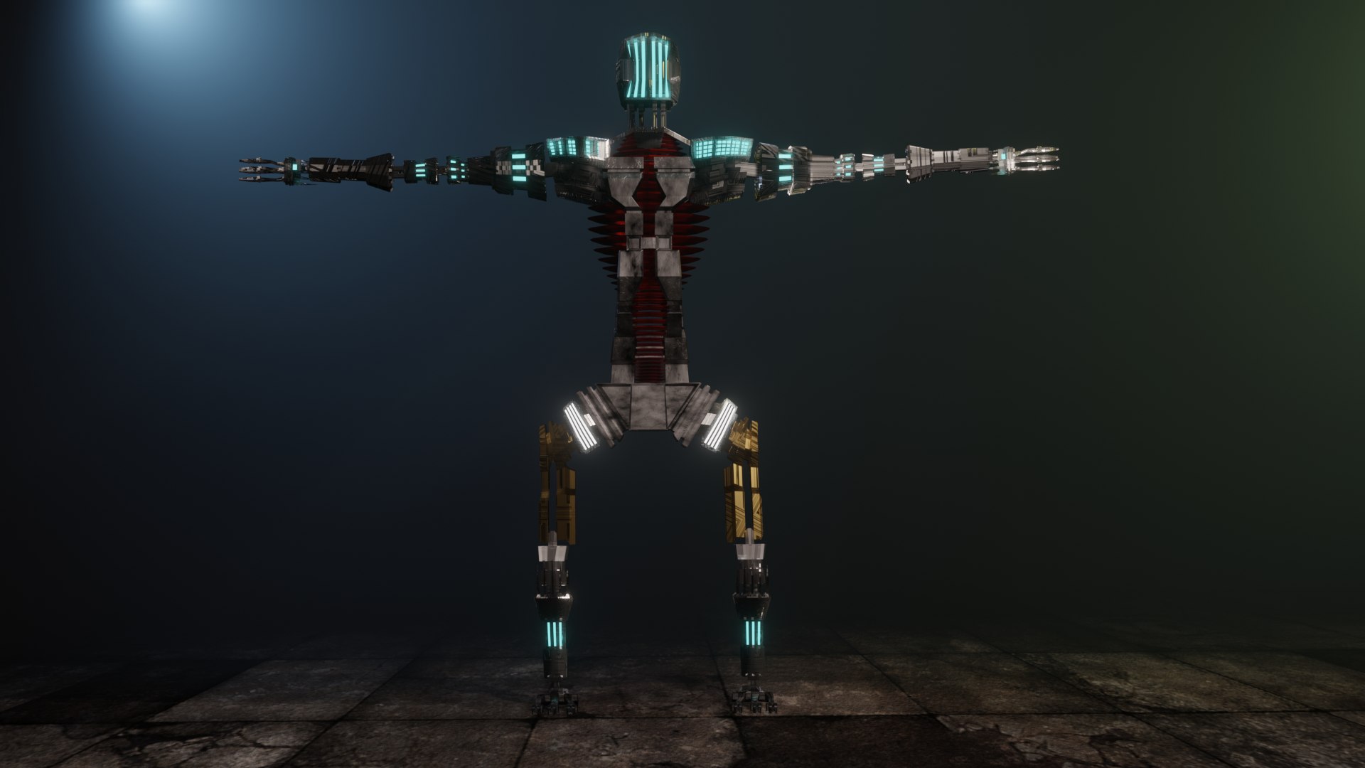 Sci-fi Guard Walking Robot XYZY0506 3D model - TurboSquid 2080540