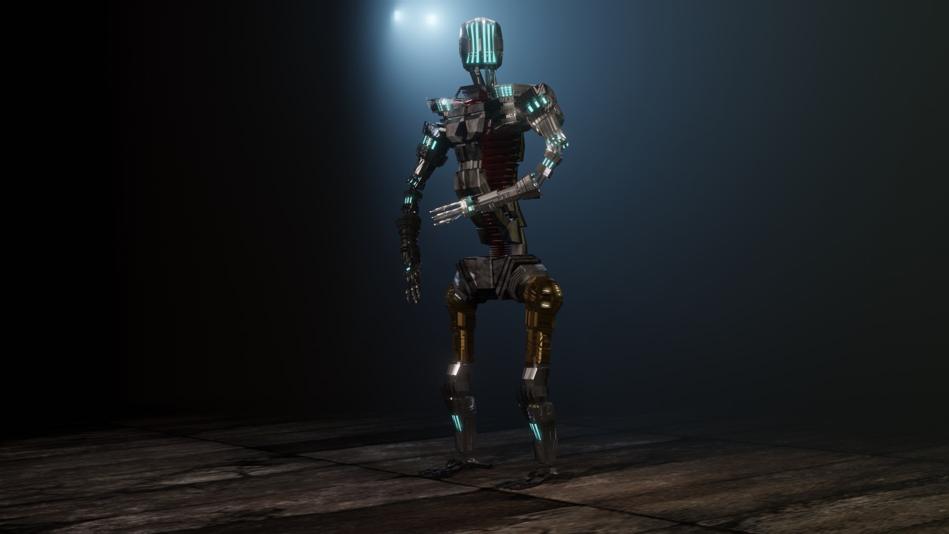 Sci-fi Guard Walking Robot XYZY0506 3D model - TurboSquid 2080540